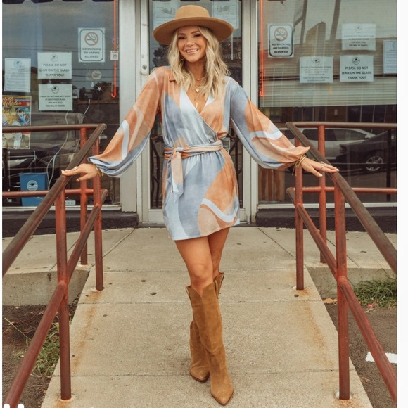 Show Me Your MuMu | Dresses | Showmeyourmumu Patsy Mini Wrap Dress | Poshmark